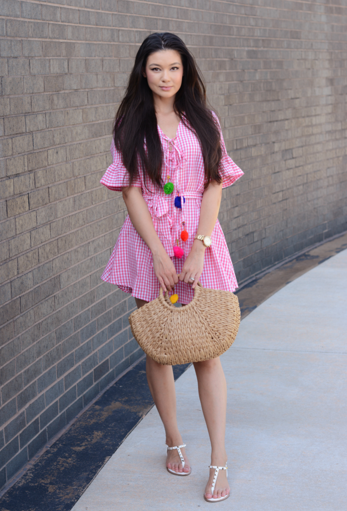 Primark Straw Bag With Pom Poms | semashow.com