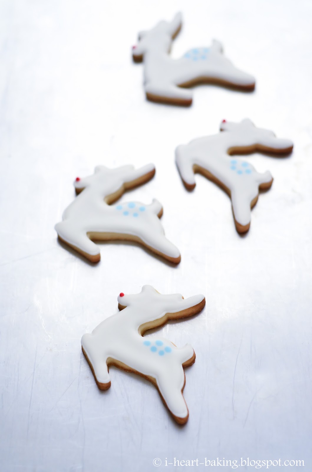i heart baking!: rudolph the reindeer cookies