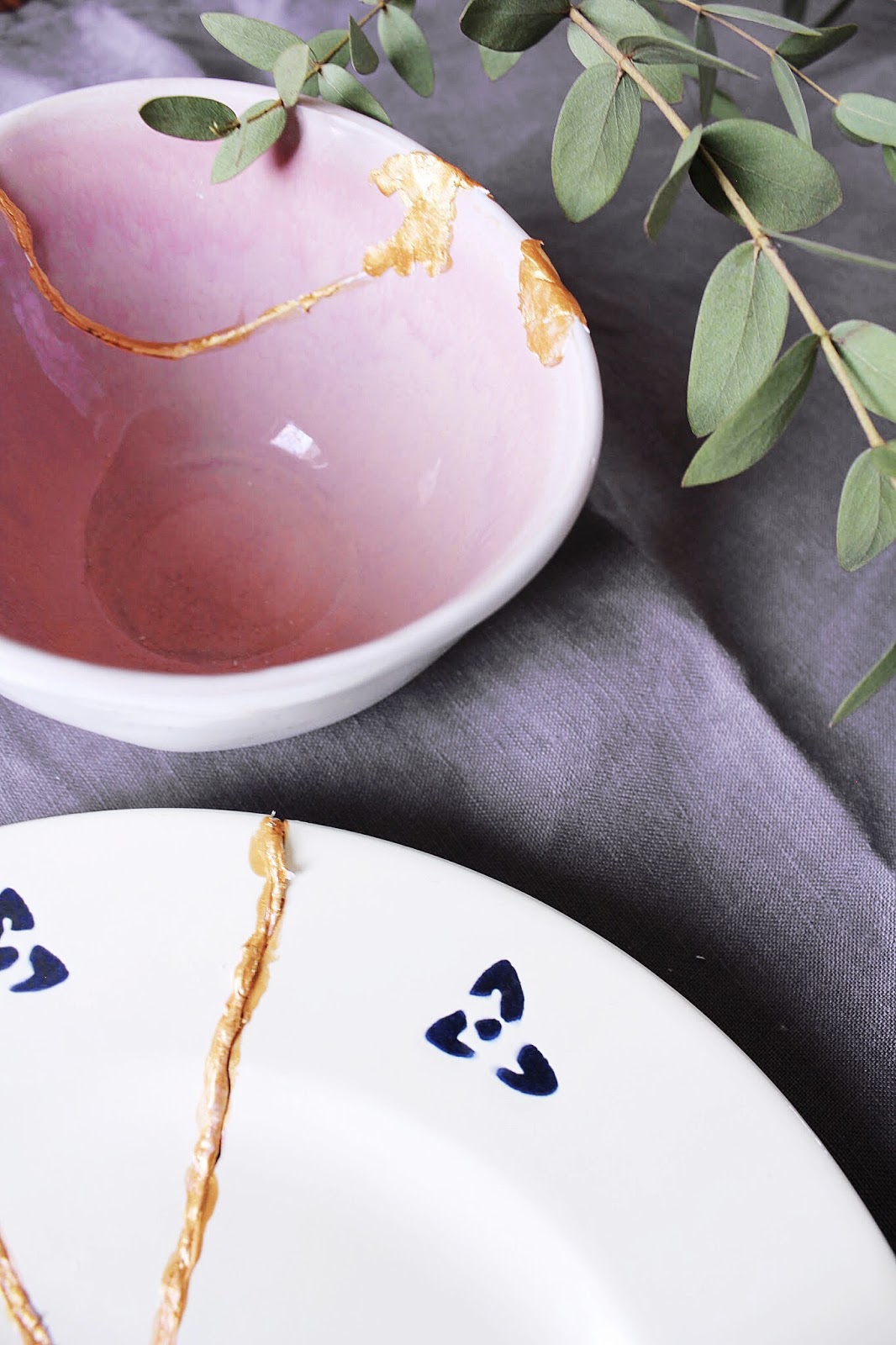DIY: kintsugi 2.0 con Kintsuglue • la tazzina blu