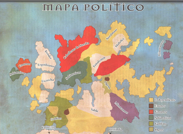DragonLance: Mapa político
