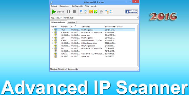 Advanced IP Scanner ~ computer software and accessories