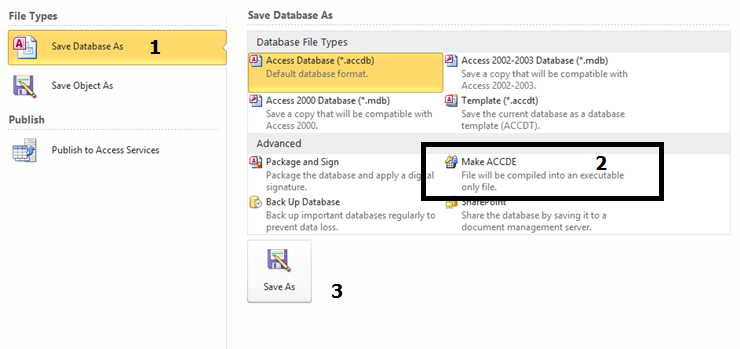 Convert Access Database (ACCDB) to EXE ~ Manber Convert Access Database (ACCDB) to EXE ~ Manber