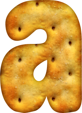 Alfabeto Decorativo: Alfabeto - Biscoito Cream Cracker 3 - PNG - Letras ...
