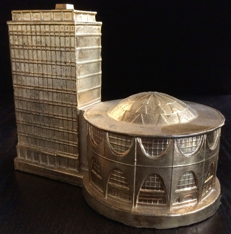 Building Collector: Mid-Century Modern Bank Building Replicas