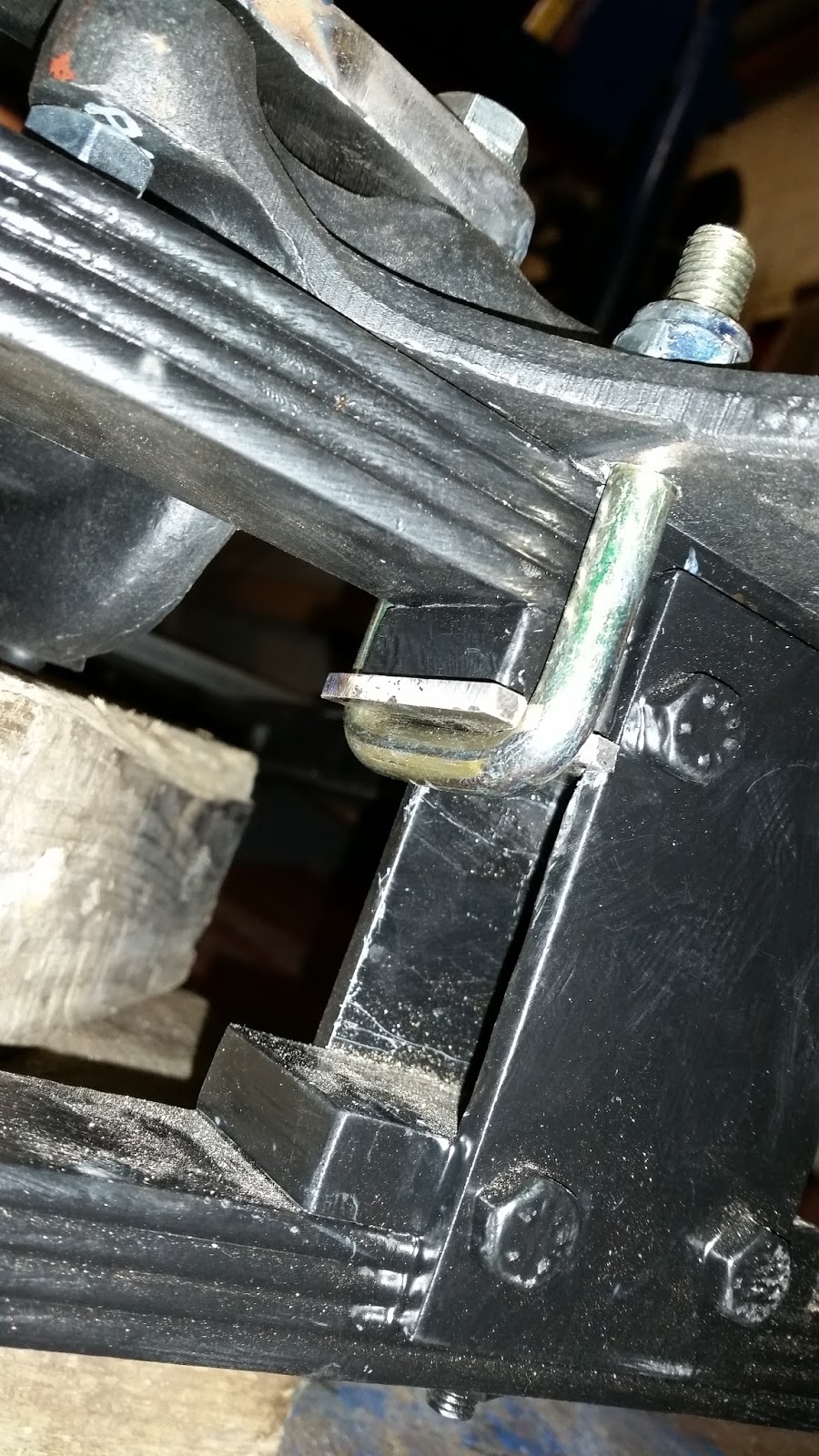 Austin Seven Special: Cown horns and front suspension mounts