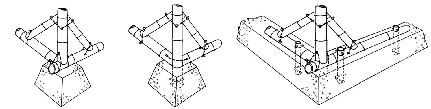 Cara Membuat Pondasi dan Lantai dari Bahan Bambu untuk Membuat Rumah Bambu