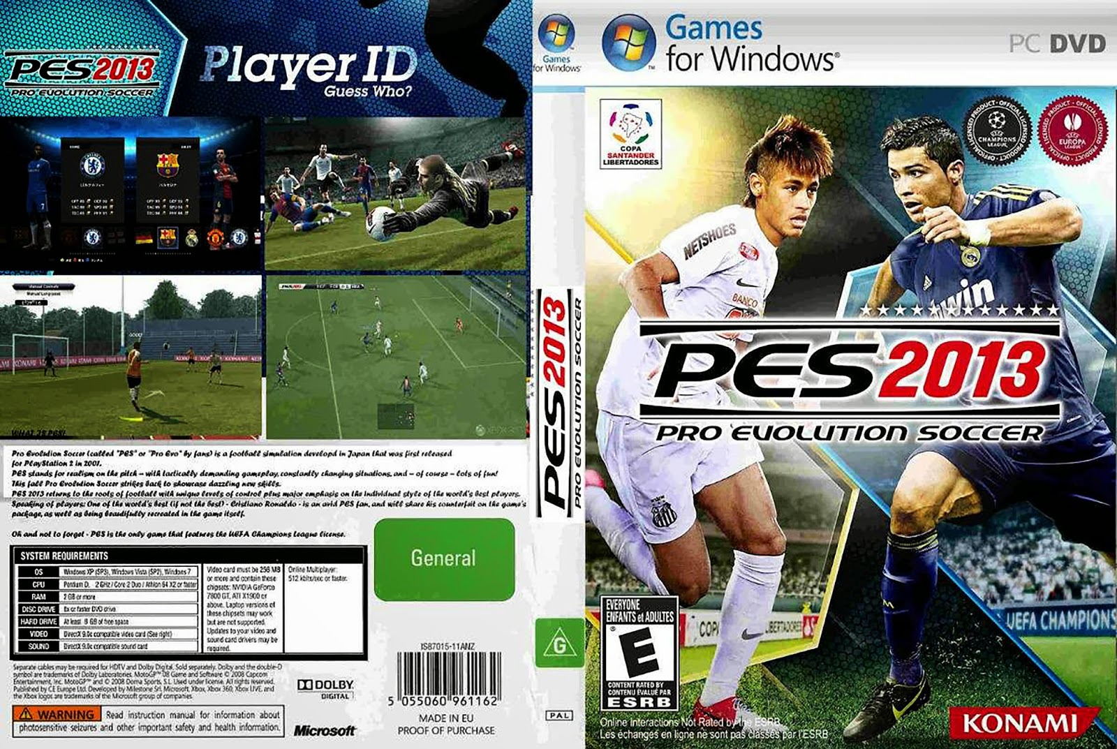 Capas de Filmes Grátis: Capa Pes - Pro Evolution Soccer 2013