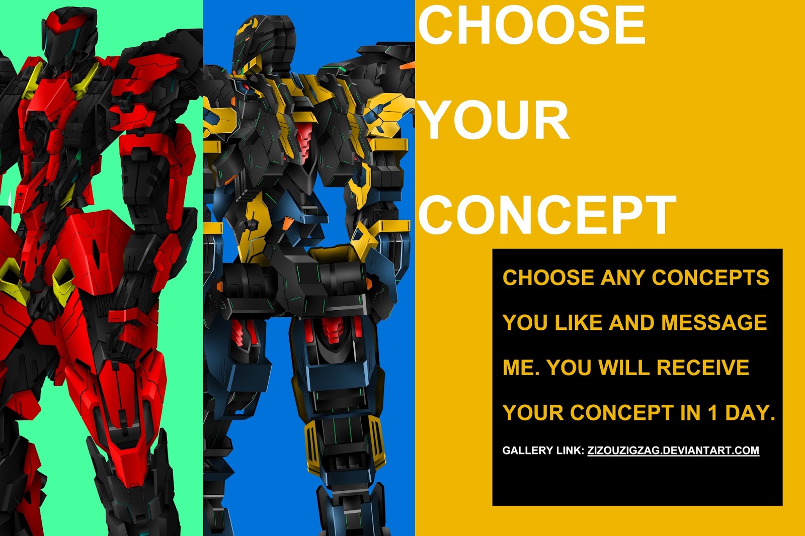 [Mech Brain concept art] Design your mecha