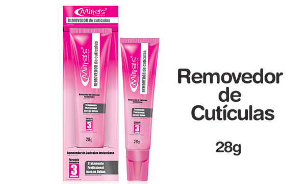 Removedor de Cutículas Instantâneo Mirra's Cosméticos
