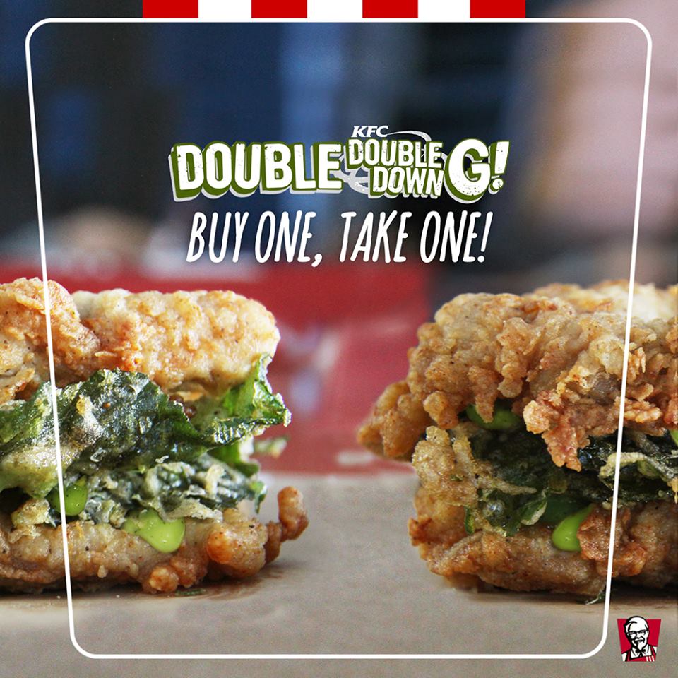 Manila Shopper: KFC Double DownG Buy1 Take1 Promo: January 19 2016 # ...