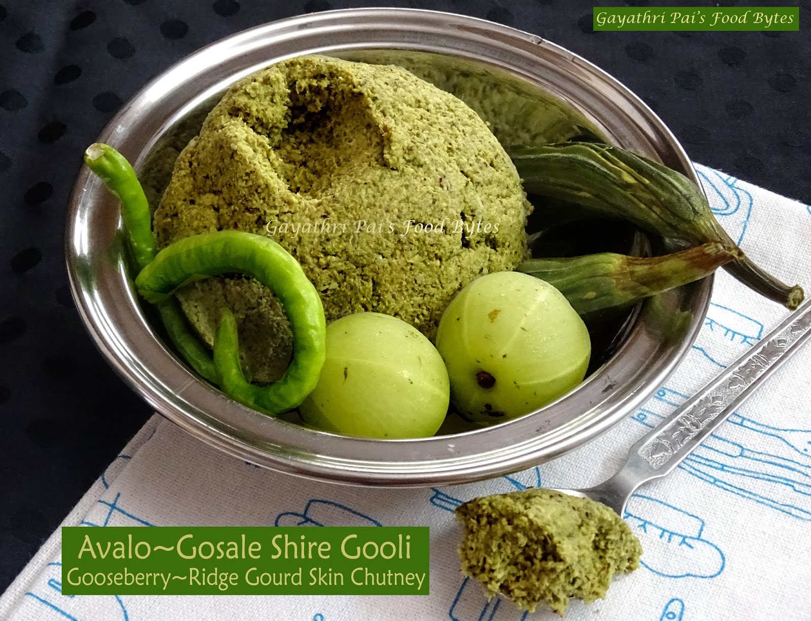 Gayathri Pai's Food Bytes: Avalo~Gosale Shire Saaru / Gooseberry~Ridge ...