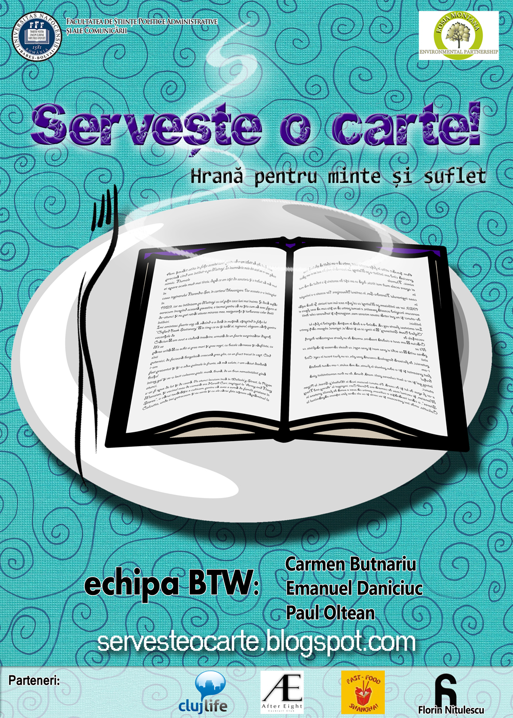 Serveşte o Carte!: Afisul campaniei