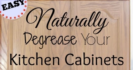Naturally Degrease Kitchen Cabinets | Homemade to Healthy