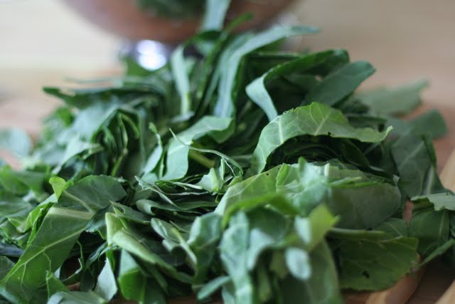 Creamy Baby Collards ~ Healthy Eating for Ordinary People