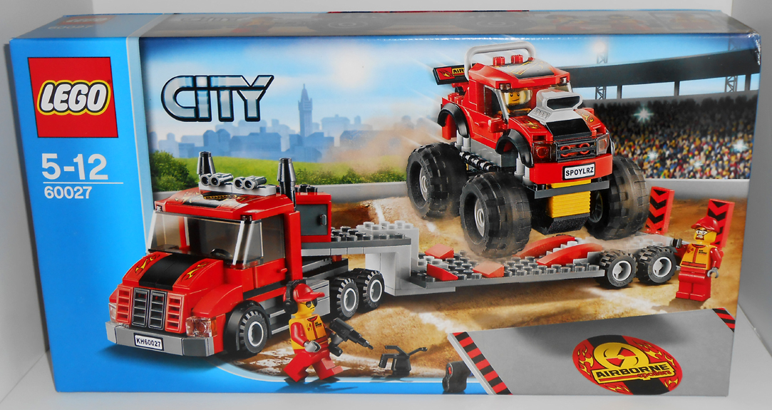 Oz Brick Nation: LEGO City 60027: Monster Truck Transporter Review
