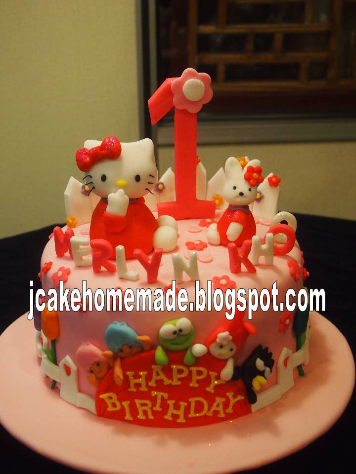 Jcakehomemade: Sanrio Hello kitty and friends cake