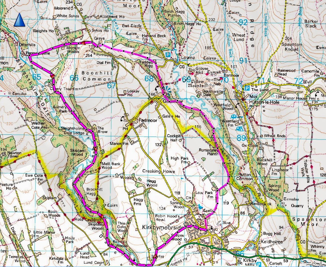 Kirbymoorside, Gillamoor and Kirkdale (North York Moors)