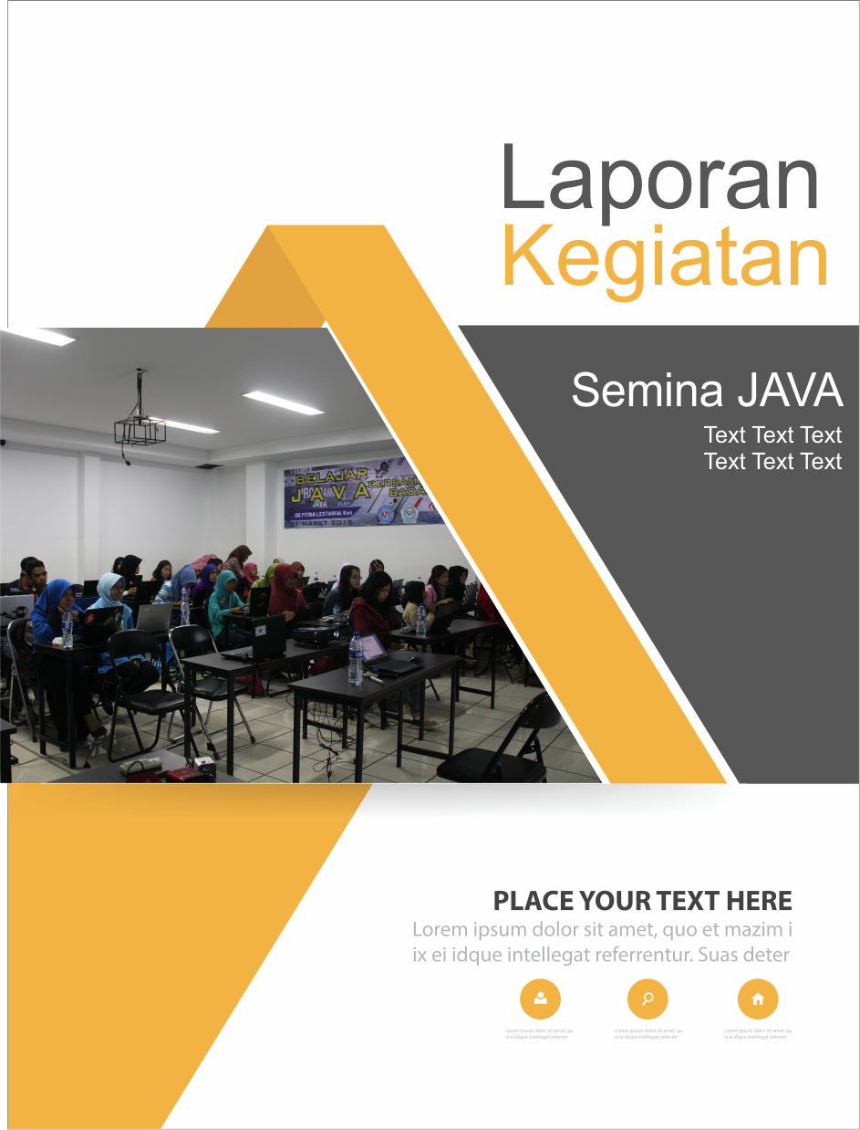 Tutorial CorelDRAW cara membuat Cover Laporan Kegiatan Badaris ...