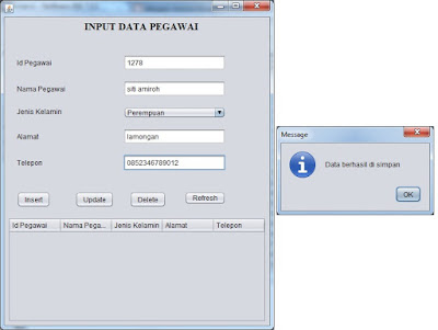 Membuat Program Input Data Menggunakan Netbeans IDE 7.3.1