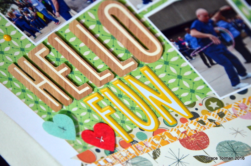 In my shoes: "Hello Fun" layout