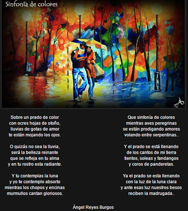Poesía en imagenes: Sinfonía de colores...