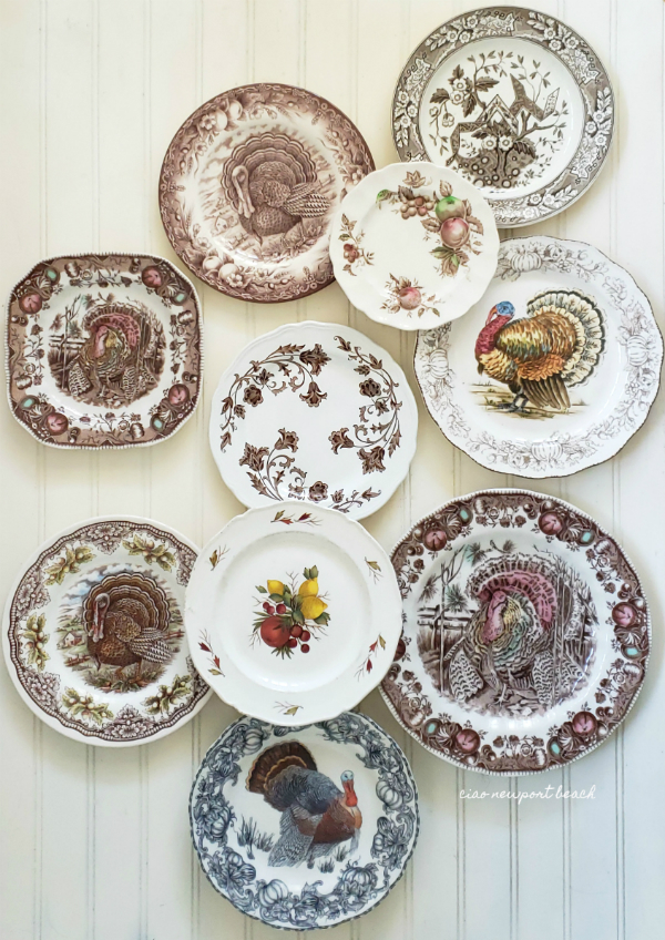 ciao! newport beach: thanksgiving prep: turkey plates