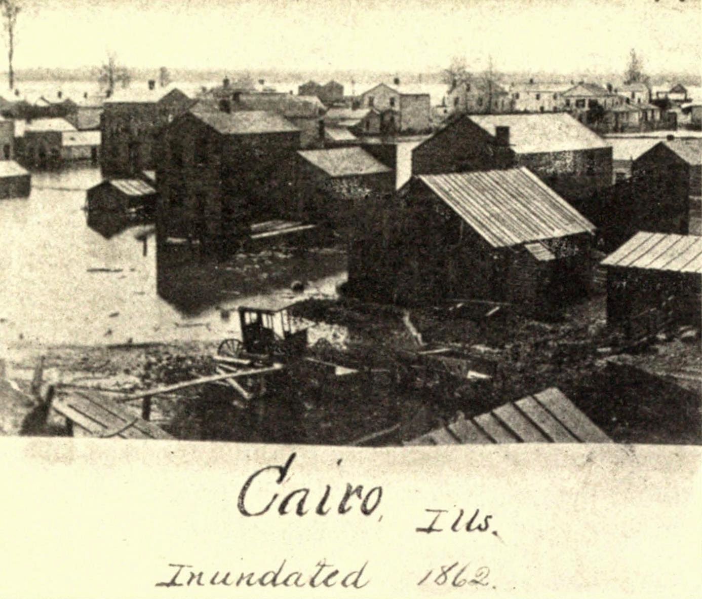 The Chubachus Library of Photographic History: View of Flooding in ...