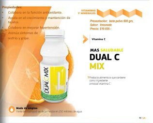 productos omnilife: DUAL C MIX (Mas Saludable)