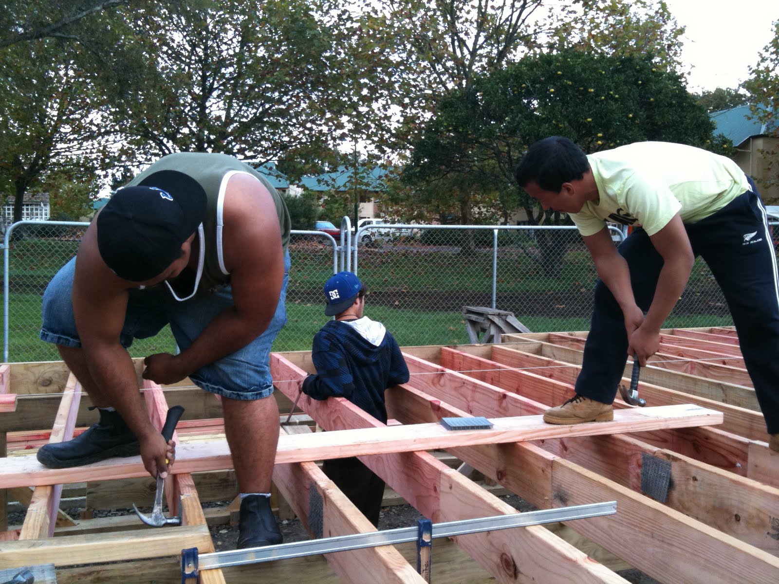 Kim Maea Nugent: Finishing Nogging, aligning joists & strengthening ...