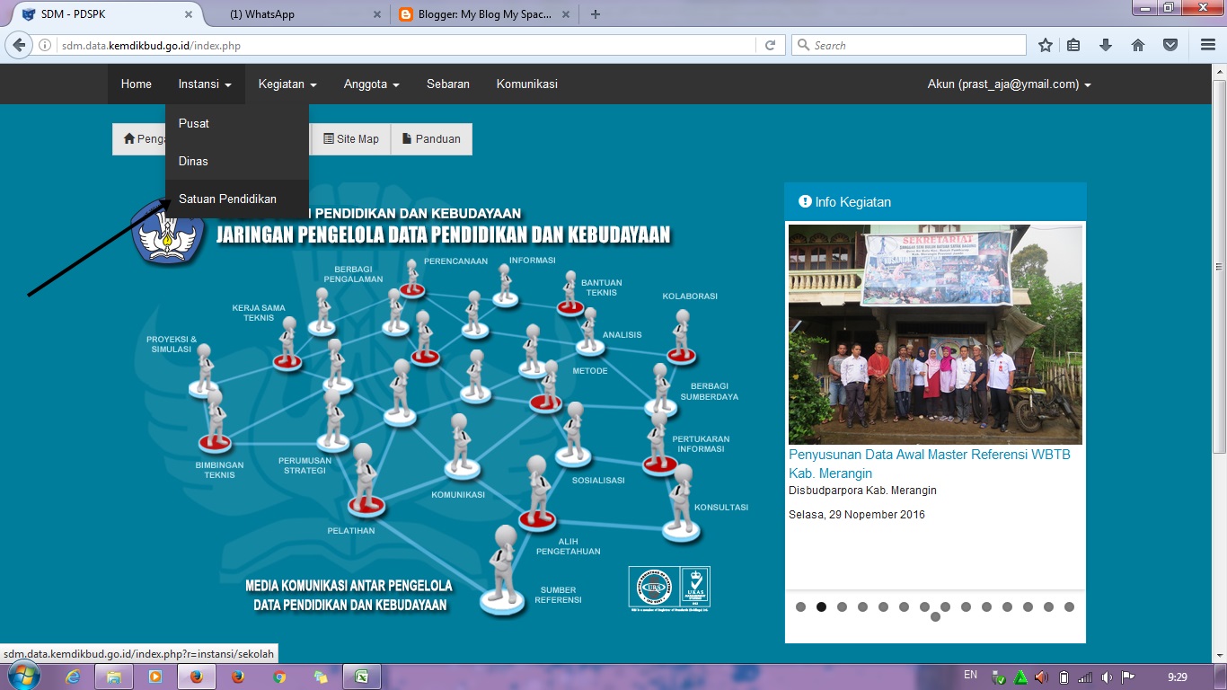 My Blog My Space: Menemukan Username pada SDM Kemdikbud