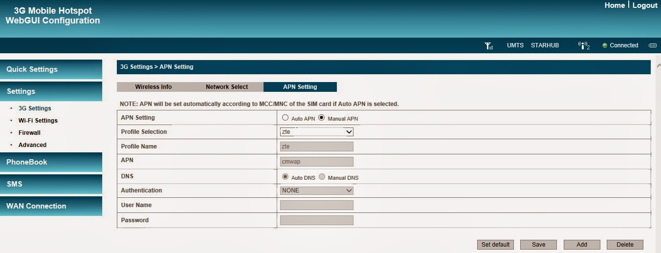 「シニア旅人」の旅情報: WiFiルーター 「ZTE MF60 」SIMフリー～シンガポールで接続テスト成功/ドコモFOMAプラスエリアもOK ...
