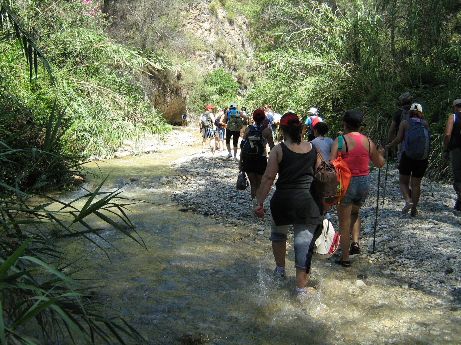 CAMINETE DE LUNA: Imágenes de la ruta al Rio Chillar Nerja