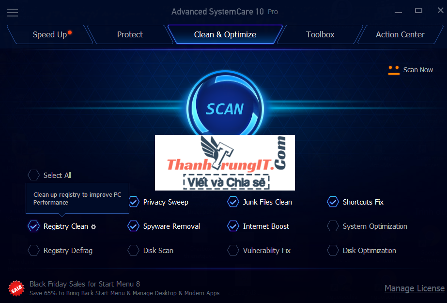 Chia Sẻ Key Advanced System Care 10 Pro - Tối Ưu Hệ Điều Hành - Lê ...
