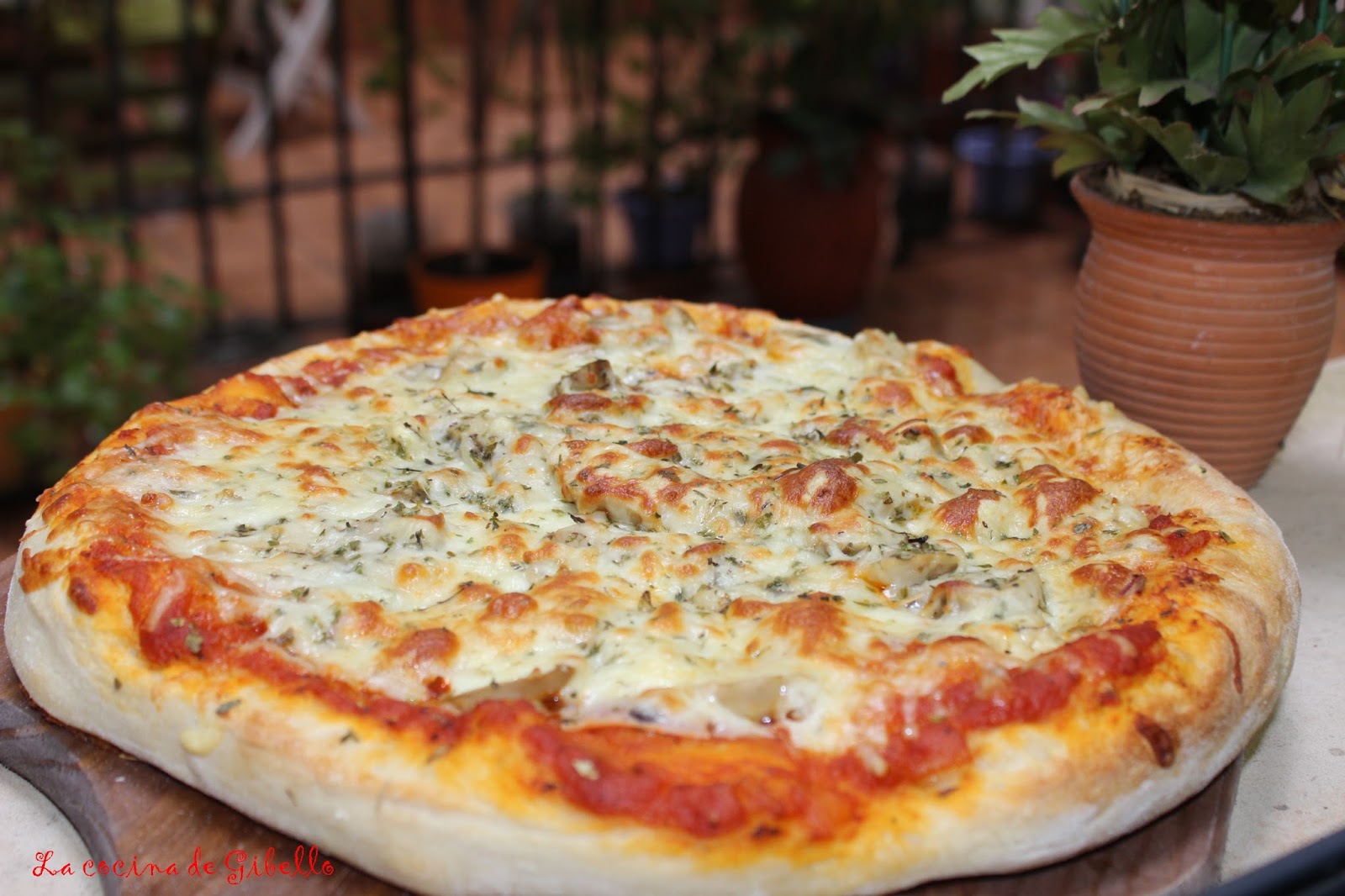 La cocina de Gibello: Pizza con salsa napolitana