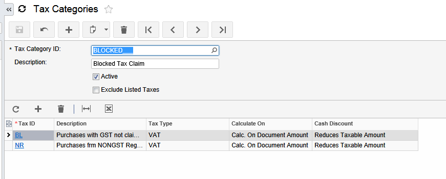 Acumatica Singapore: Setting the Tax Right. Singapore.