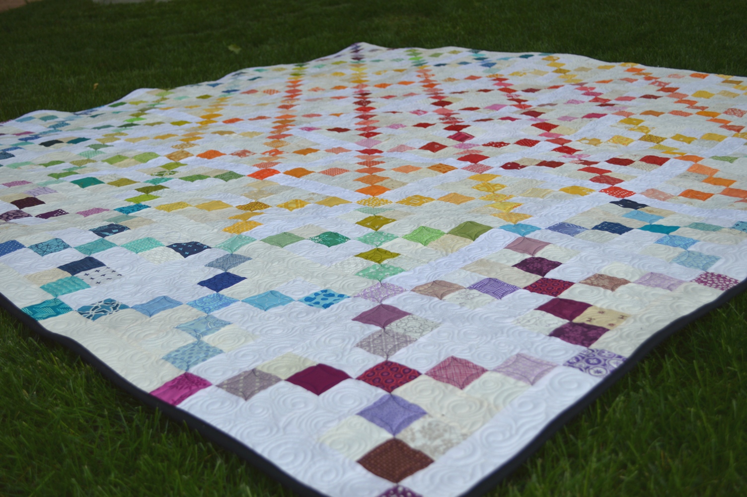 Super Scrappy Single Irish Chain - A Finish and Tutorial | Happy ...