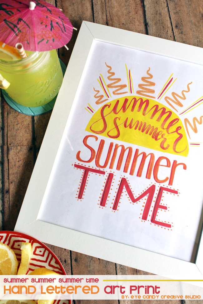 Eye Candy Creative Studio: ART PRINT :: Summer Summer SummerTime