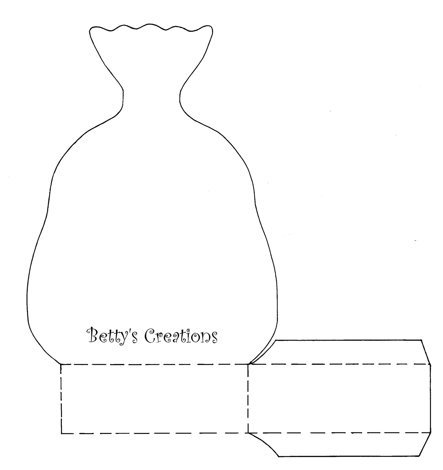 Stempeleinmaleins: Geschenksäckchen