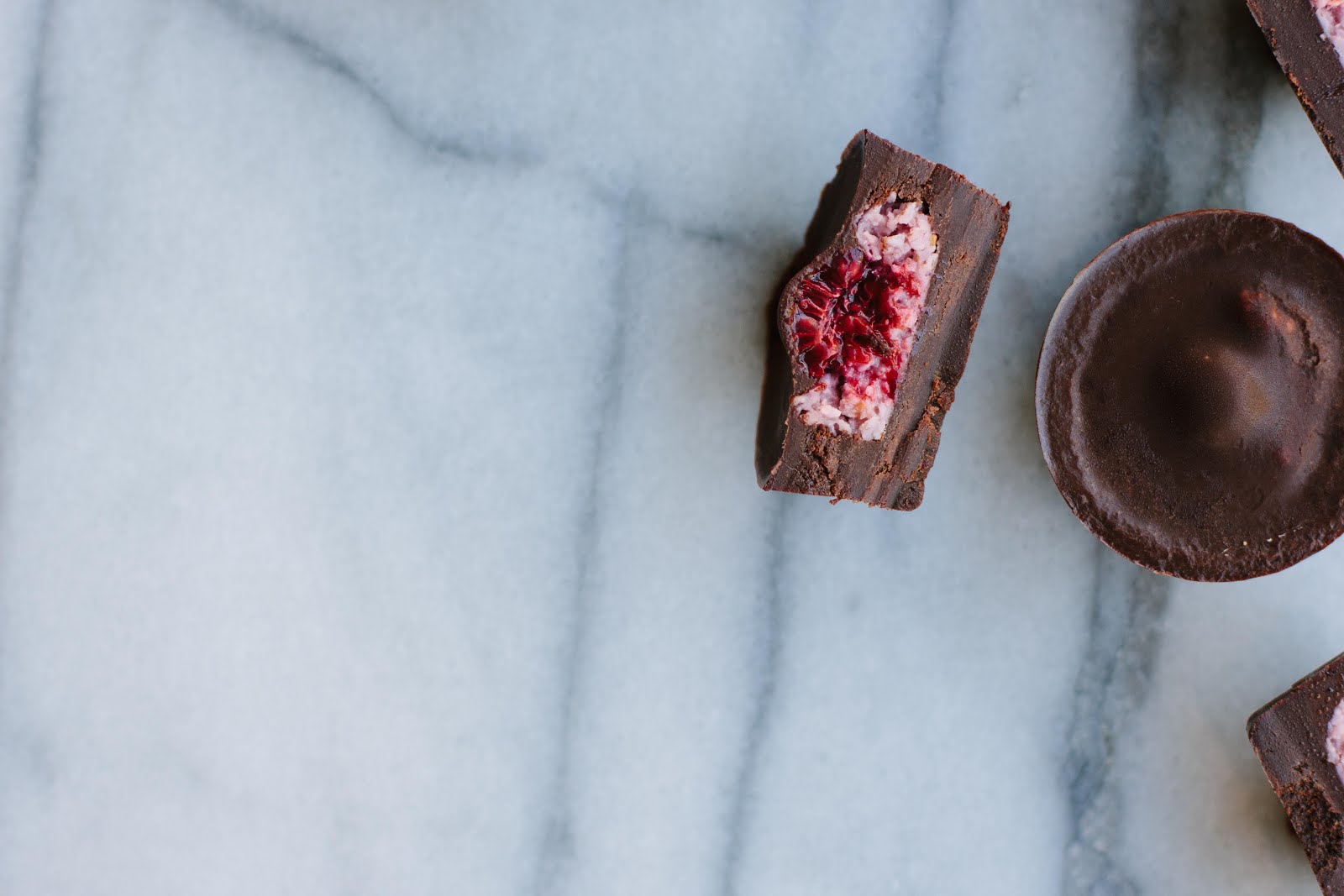 Raspberry + Coconut Dark Chocolate Cups – My Darling Lemon Thyme