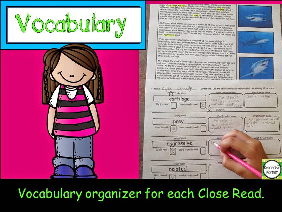 Kennedy's Korner: Close Reading in the Primary Classroom