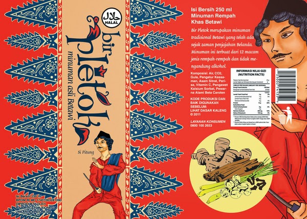 [Design Betawi] Kemasan Bir Pletok nyang #GoInternasional dah.. | Go ...