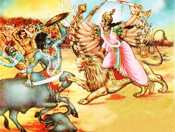 the story of goddess Durga and Mahishasura