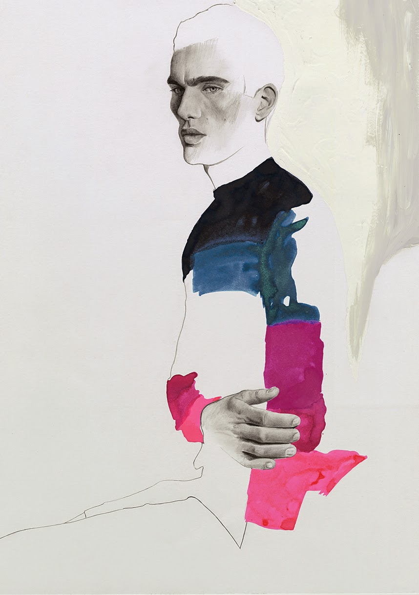 Illustratorsinfashion: Richard Kilroy x John Smedley - Century Of Colour