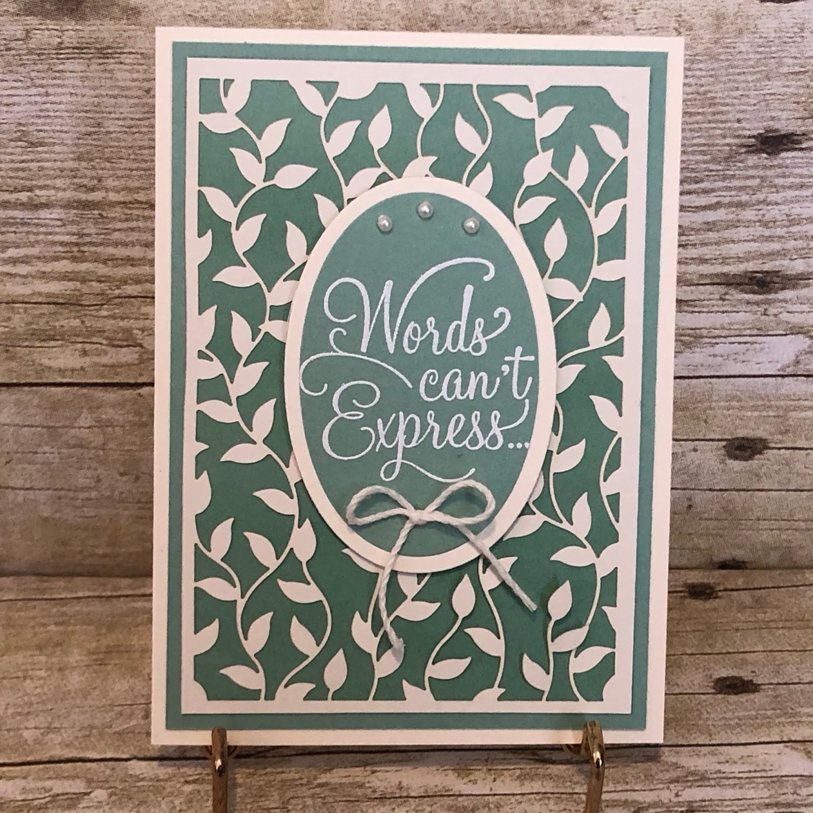 Christi's Creative Crew: Sympathy Laser-Cut Card