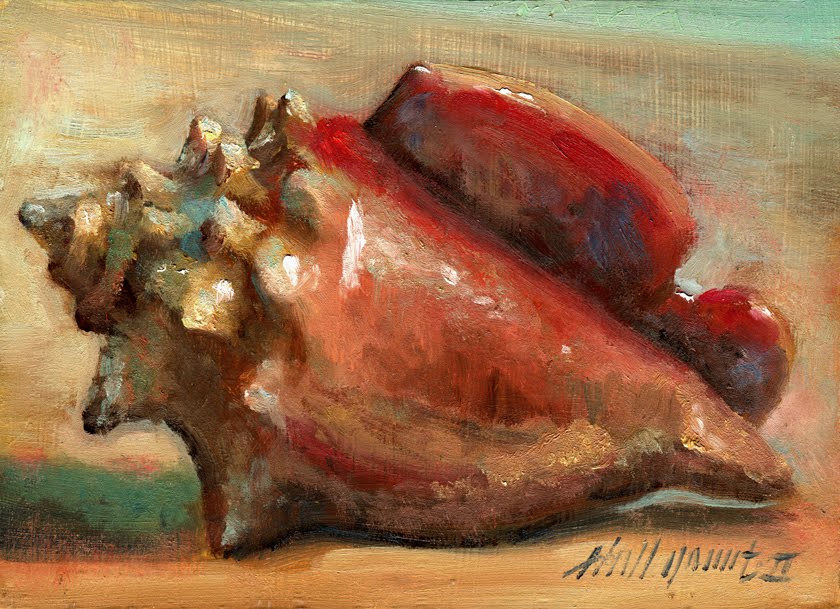 Conch Shell Paintings