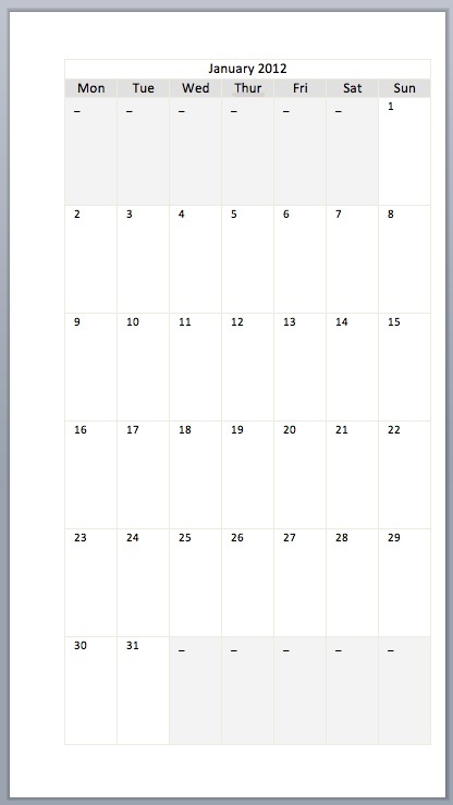 My Life All in One Place: Free Monthly Filofax diary templates for A5 ...