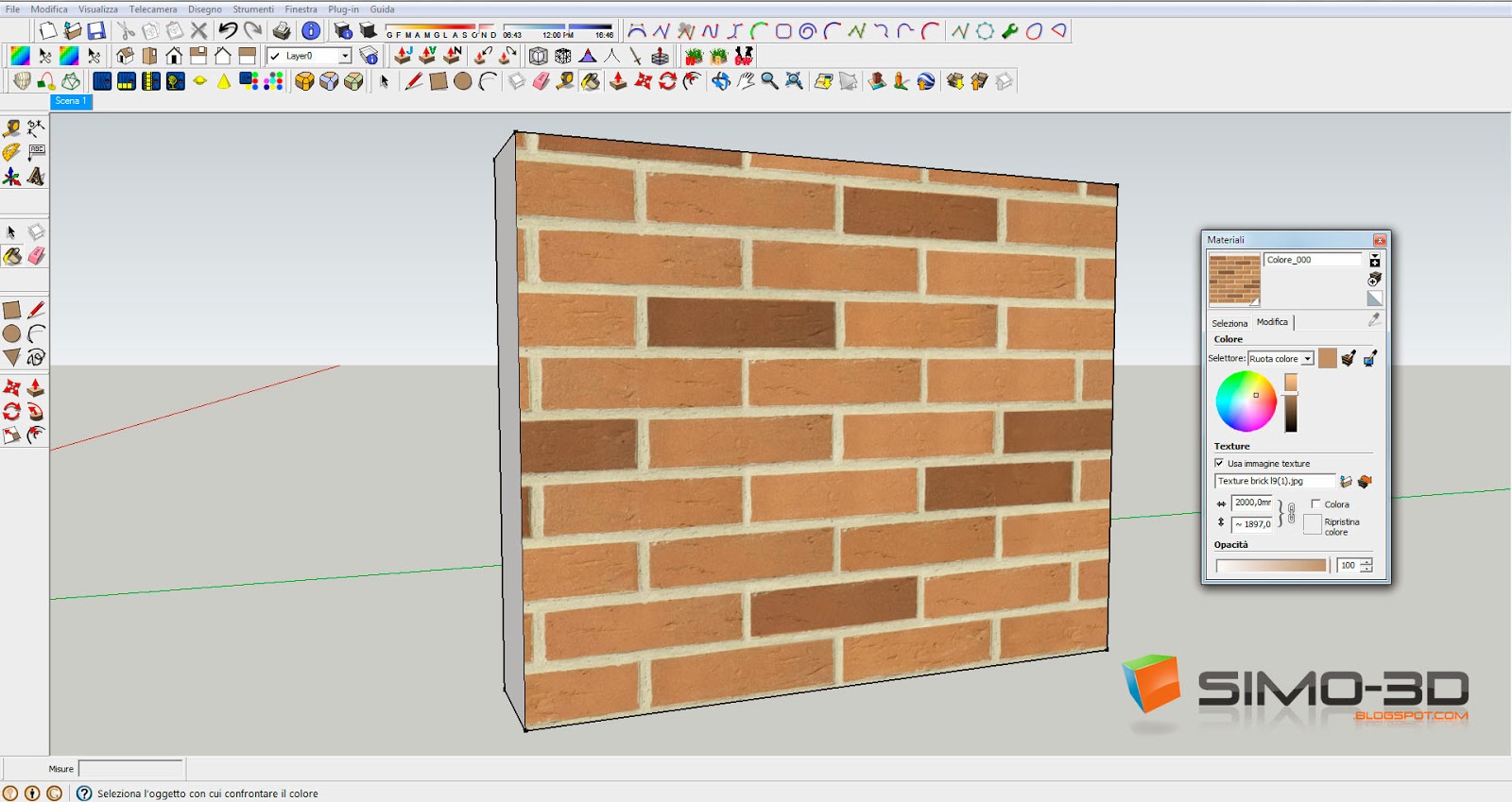 simo-3d.blogspot.com: COME MODIFICARE UNA TEXTURE SENZA USCIRE DA SKETCHUP