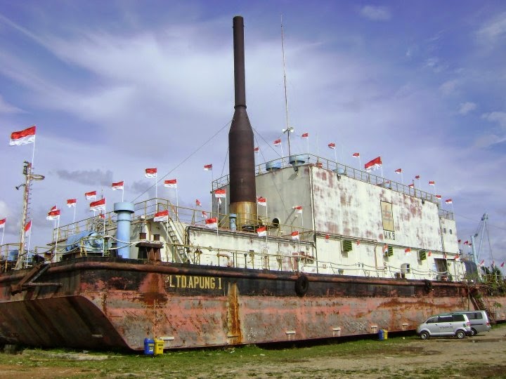 Monumen Bersejarah Kapal PLTD Apung 1 Saksi Bisu Tsunami Aceh