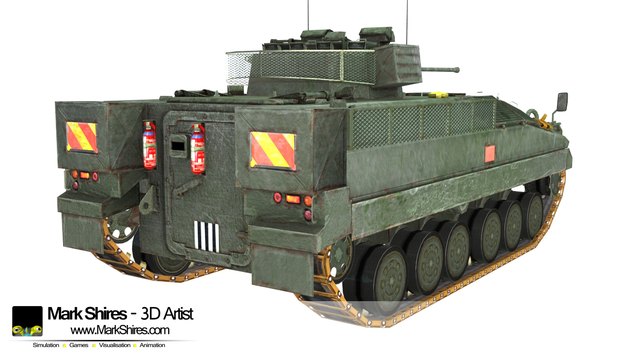 Mark Shires - 3D Artist: Warrior Tank Model