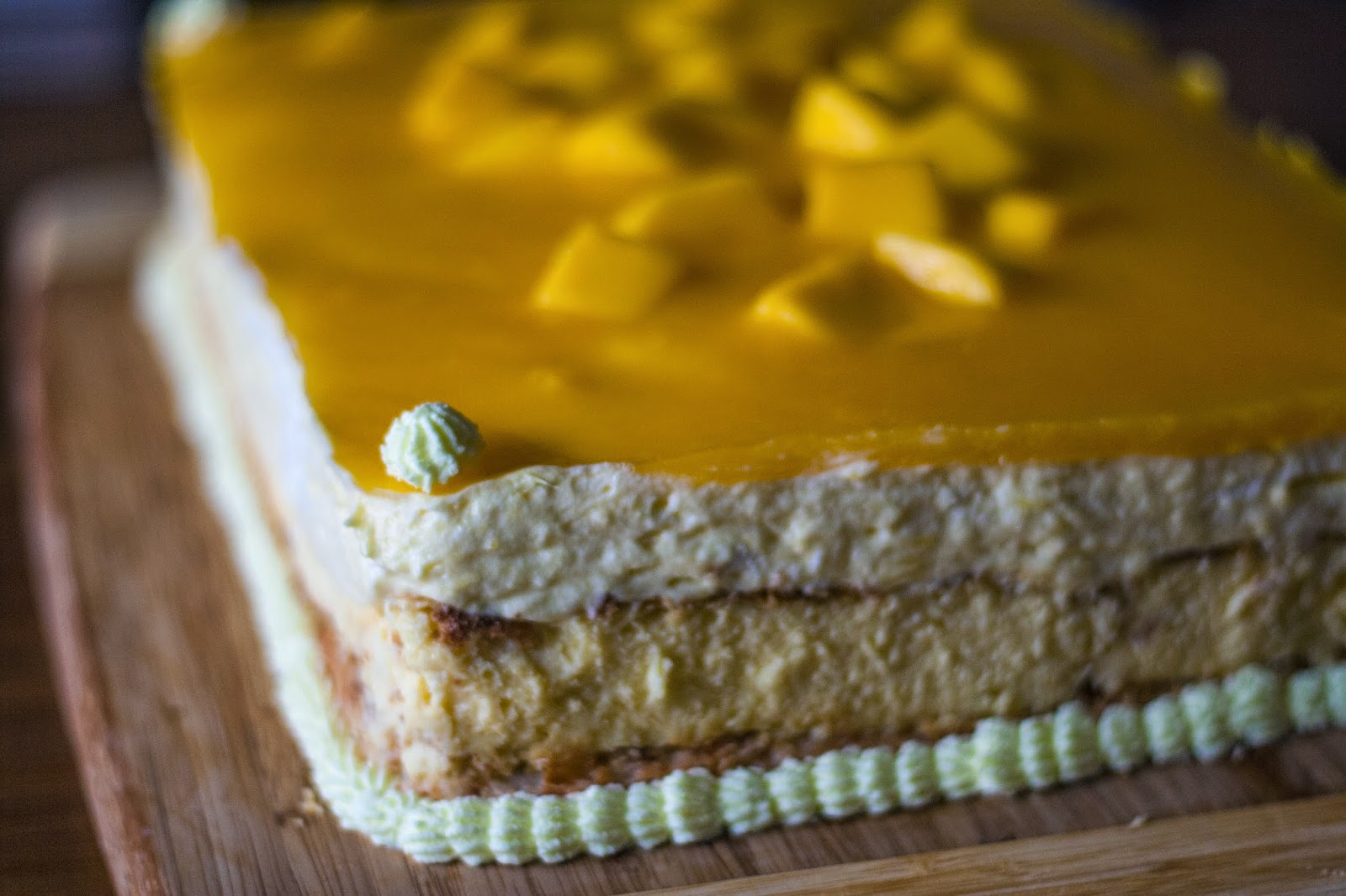 Oxytocin: Gluten-Free Mango Mousse Cheesecake
